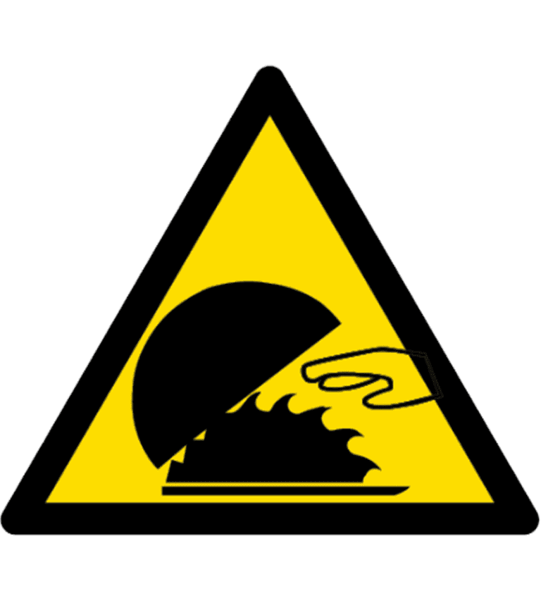 Señal / Cartel de Riesgo de corte - SERIOR