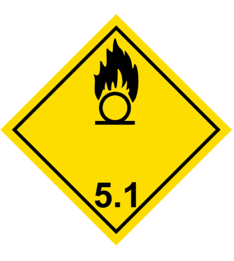 Señal de Materias comburentes - SERIOR
